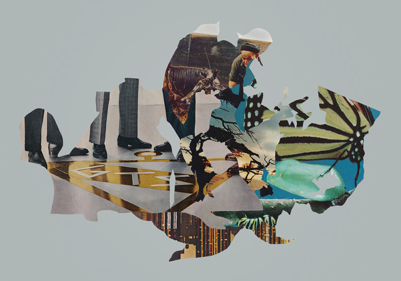 Collage artwork portfolio by contemporary artist Joe Castro