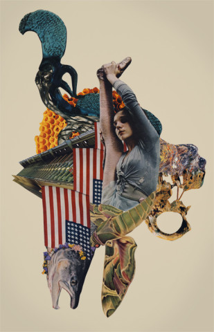 Collage artwork portfolio by contemporary artist Joe Castro