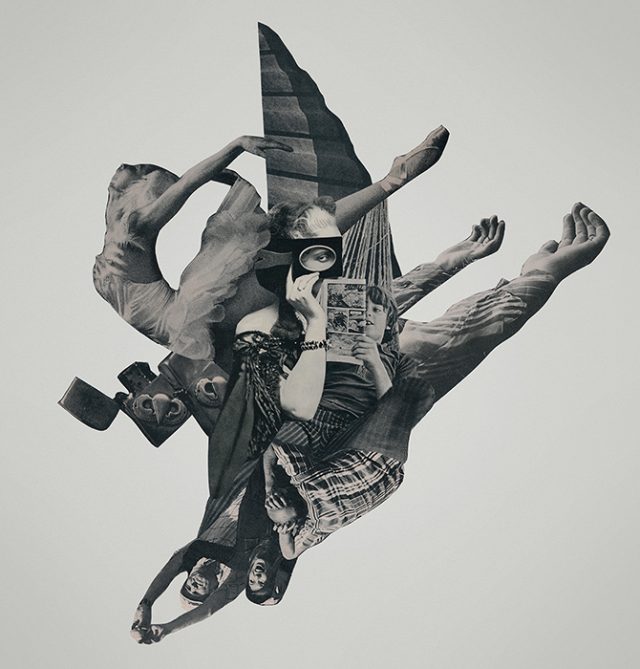 Collage artwork portfolio by contemporary artist Joe Castro