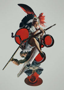 Collage artwork portfolio by contemporary artist Joe Castro